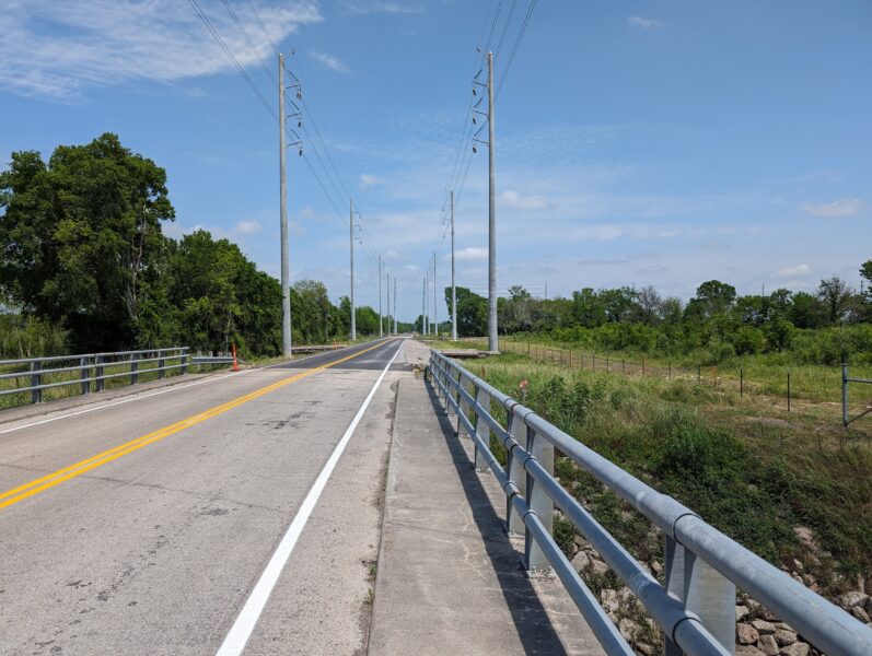 Battled Headwind To Ramsey Road. Biking Kingwood to Ramsey Road ...